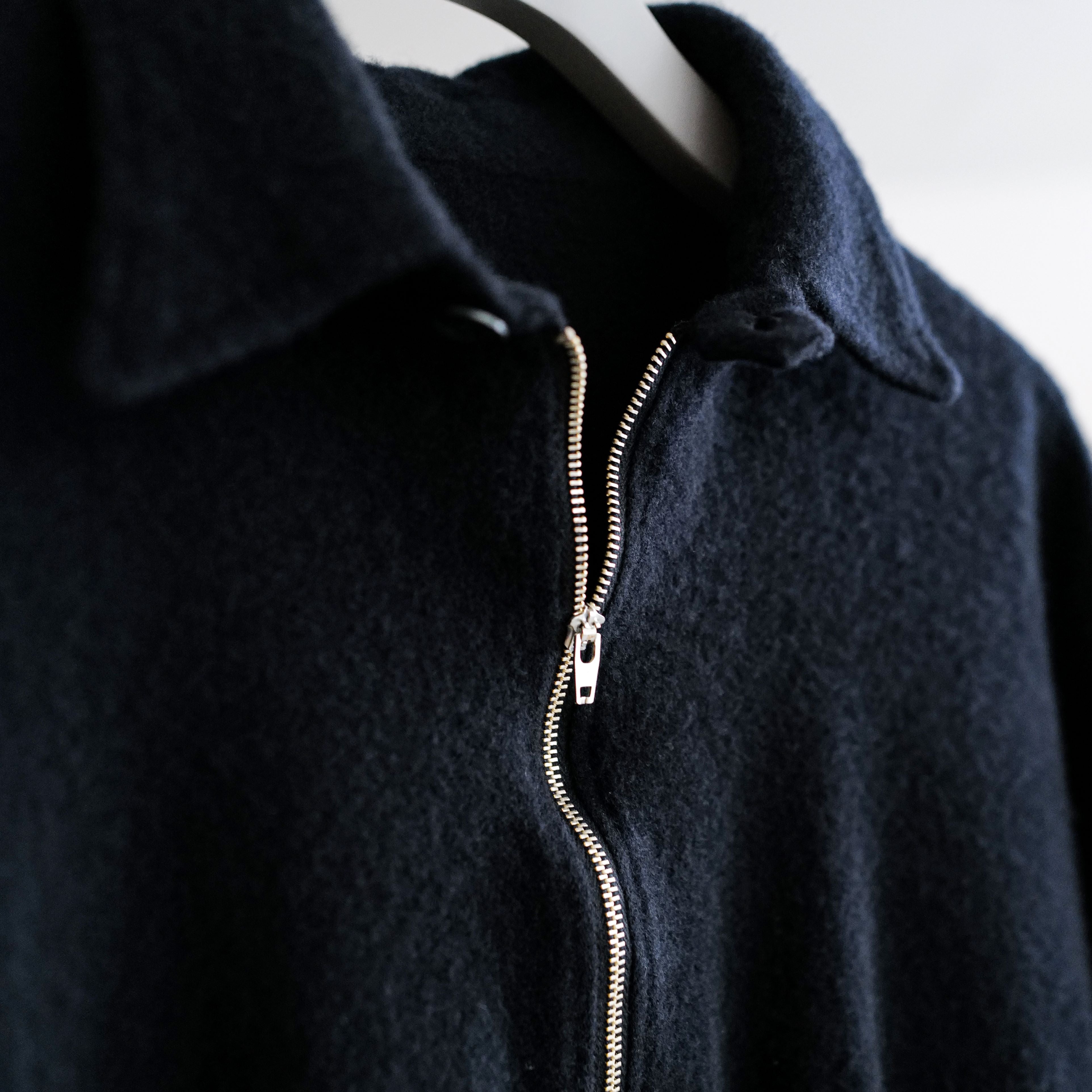FULL WOOL HALF ZIP SHIRT – ABOUT