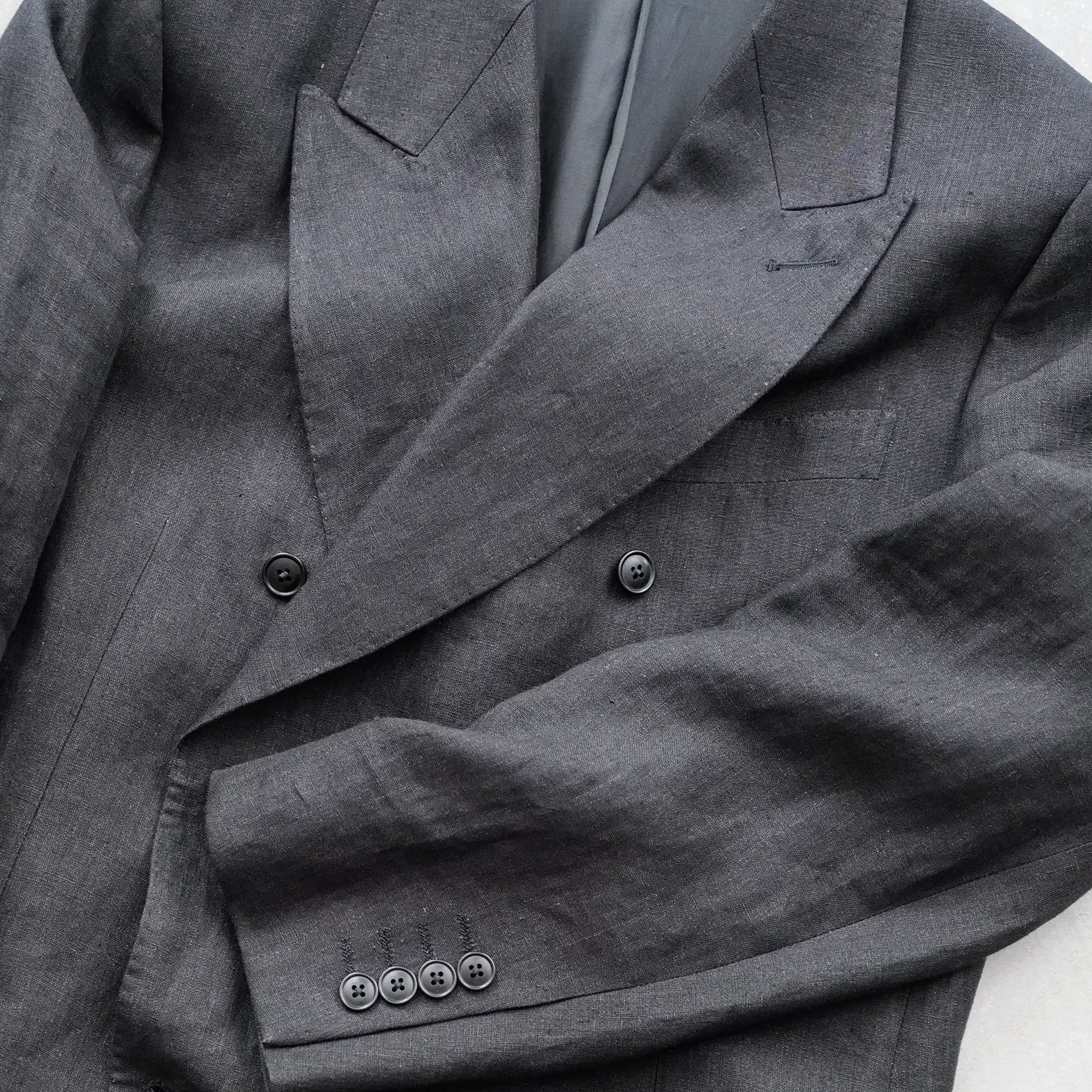 LINEN DOUBLE BREASTED SUIT – ABOUT